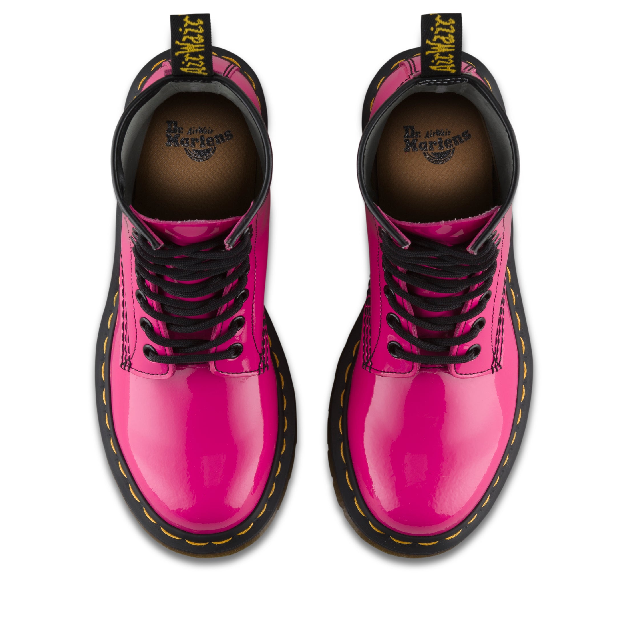 1460 Hot Pink Patent Leather Lace Up Boot – Posers Hollywood