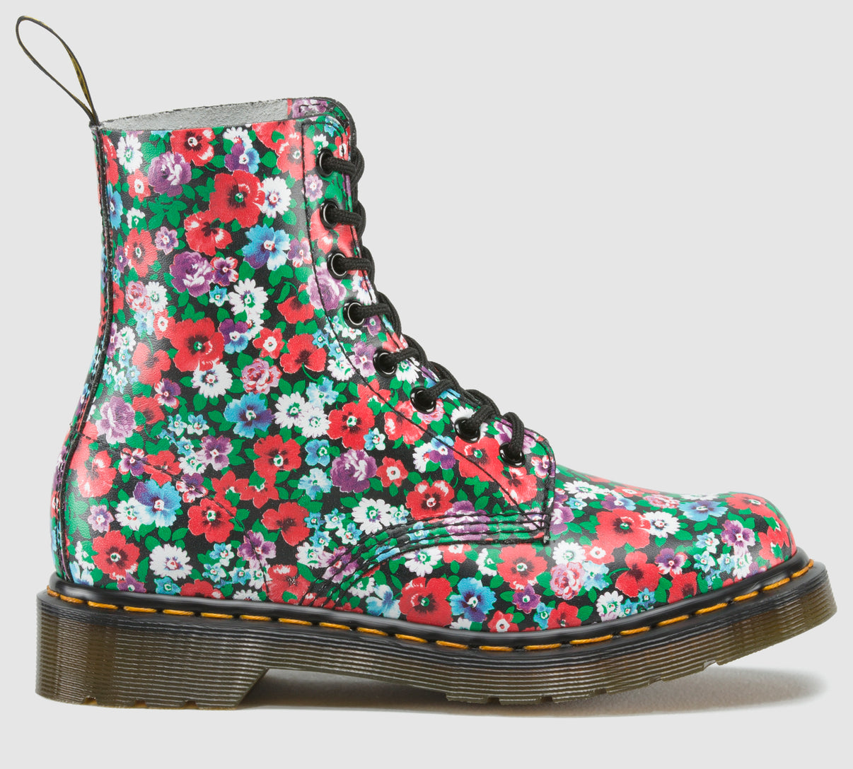 1460 Pascal Black Wild Poppy Boots – Posers Hollywood