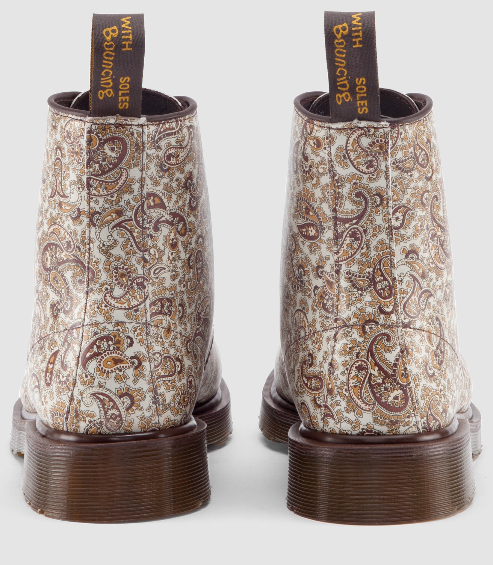 Jeffrey Beige+Brown Paisley Boot – Posers Hollywood