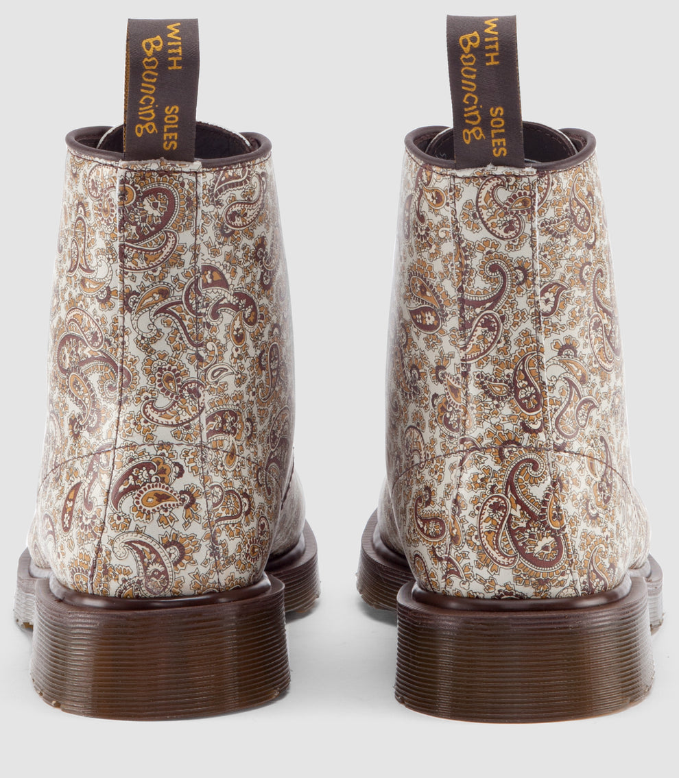 Jeffrey Beige+Brown Paisley Boot – Posers Hollywood