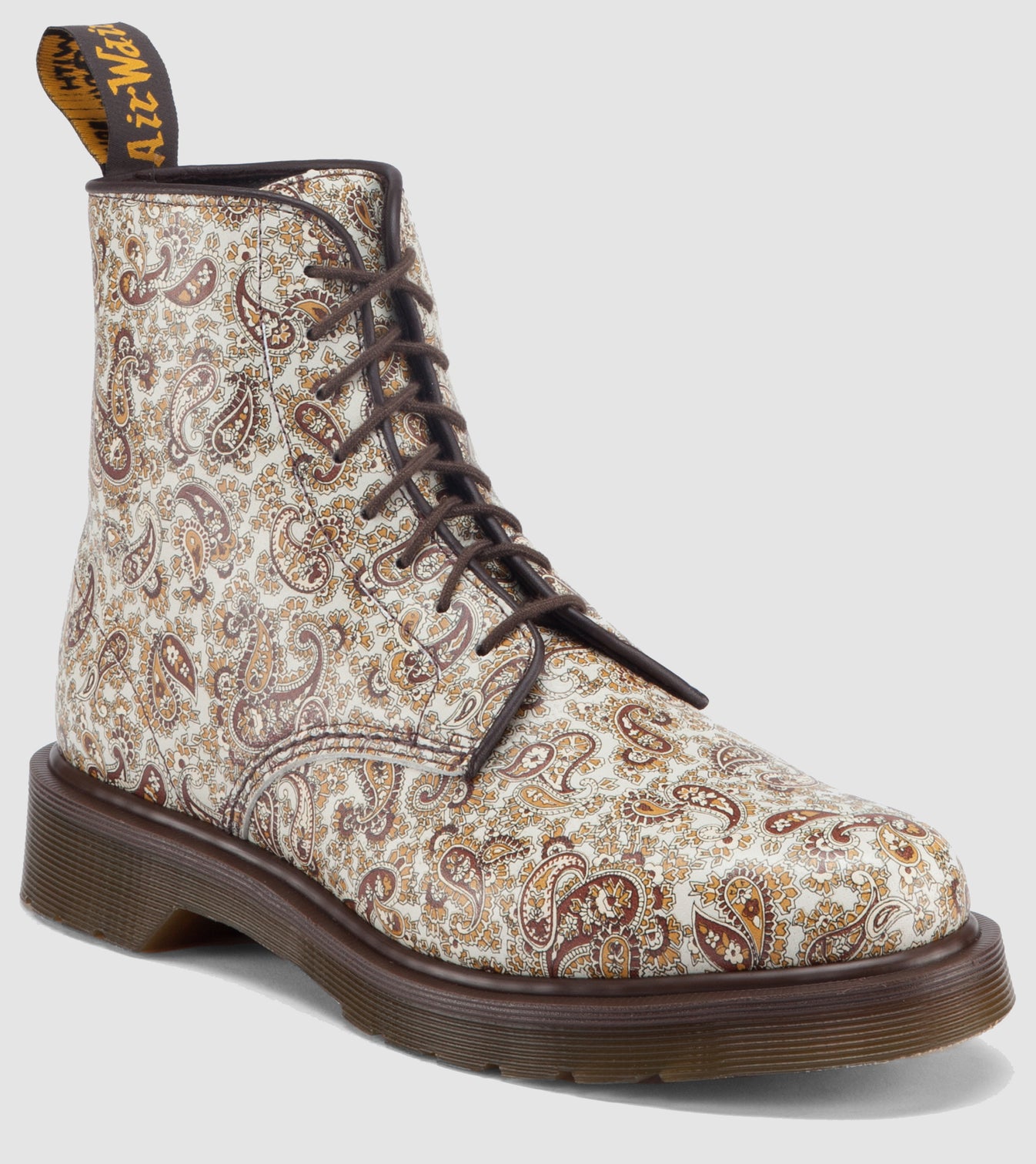 Jeffrey Beige+Brown Paisley Boot – Posers Hollywood