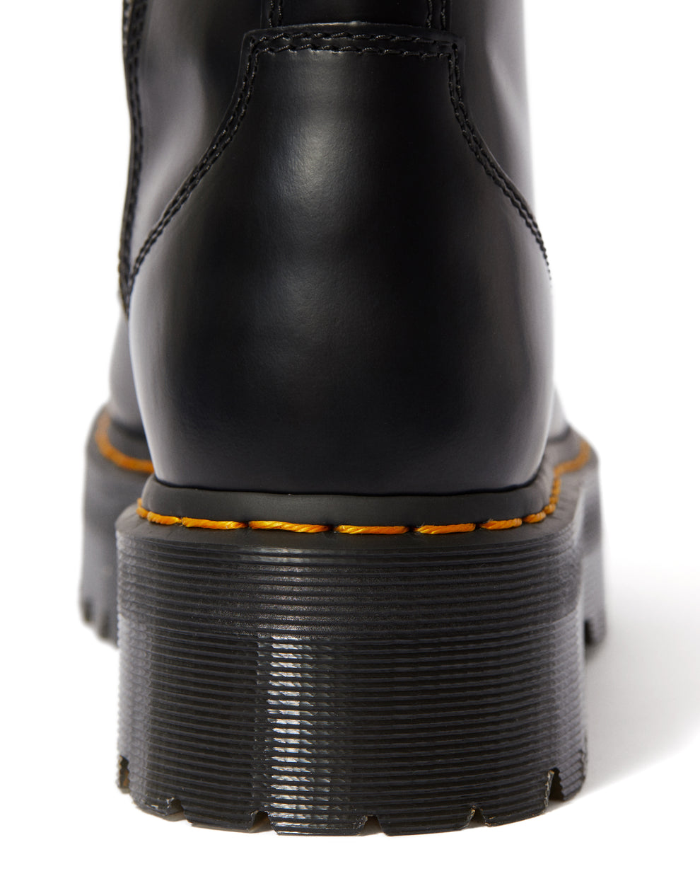 Jadon Hi Black Smooth Platform Boot – Posers Hollywood