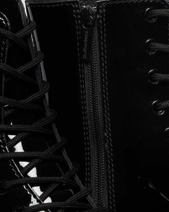 Jadon Patent Black Leather Platform Boots – Posers Hollywood