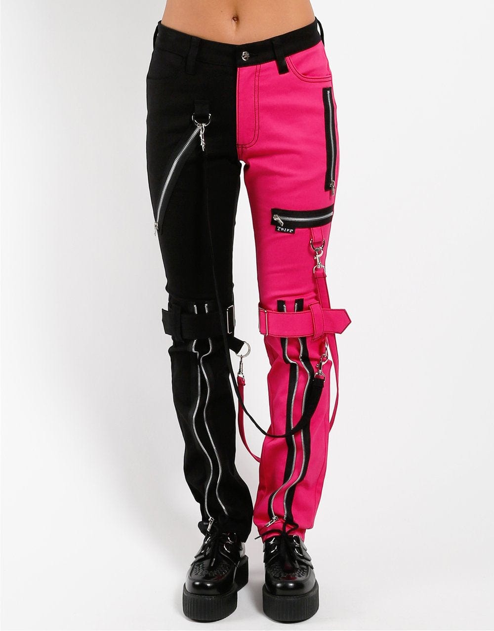 Tripp NYC Split Leg Plaid Bonage Pants – Posers Hollywood